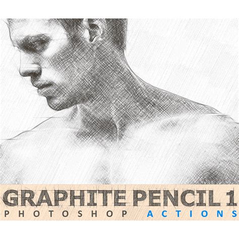 Graphite Pencil 01 Photoshop Actions Masterbundles