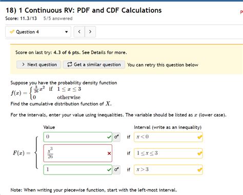 solved what am i doing wrong in this statistics problem if