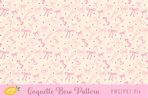 39 Ribbon Bow Pattern Designs And Graphics