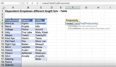Expandable Conditional Drop Down Lists In Excel Xelplus Leila Gharani