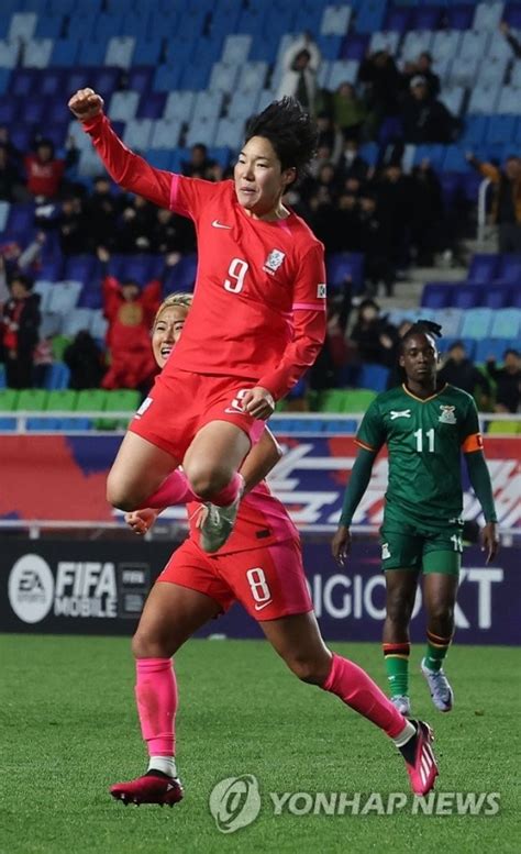 한국 여자축구에 완패한 잠비아 감독 김혜리 이금민 박은선이 가장 인상 깊었다