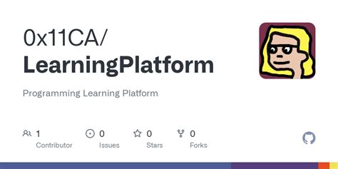 Github 0x11ca Learningplatform Programming Learning Platform