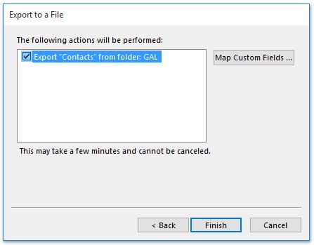 How To Export GAL Global Address List To CSV File In Outlook