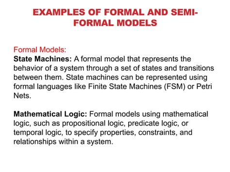 Introduction To Formal Methods Lecture Notes Pptx Programming