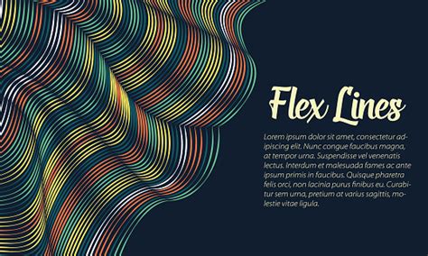 뒤틀린된 선 배경 벡터 유연한 줄무늬 실크 체적 주름 성형으로 트위스트 가변 너비와 다채로운 줄무늬입니다 현대 추상 크리에이 티브 배경 막입니다 0명에 대한 스톡 벡터 아트