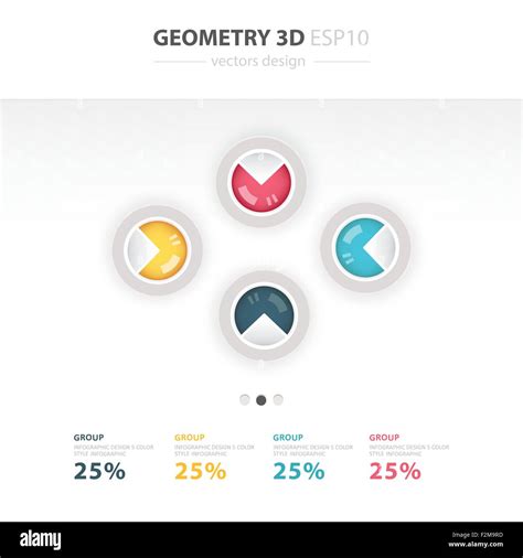 Set Of Paper Charts For A Presentation Of Numerical Data Vector Infographics Element Color