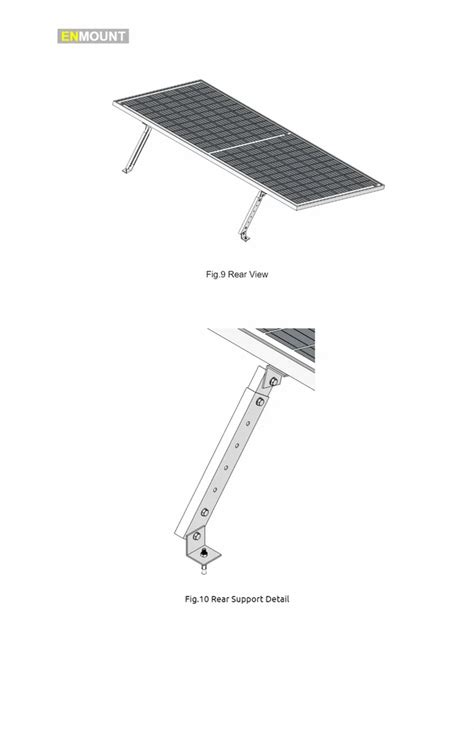 Modular Aluminium Solar Panel Mounting Structure At Rs 3 Watt Solar Panel Mounting Structure