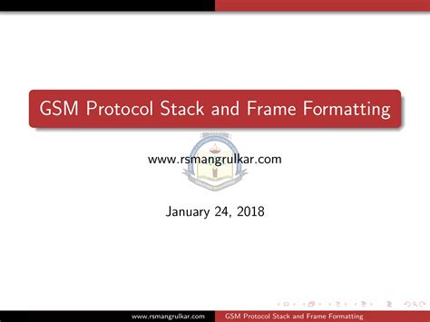 Gsm Protocol Stack And Frame Formating Pdf