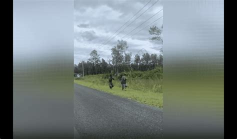 Big Dude Starts Running During A One On One Fade In His Own Small Town After He Got Handled For