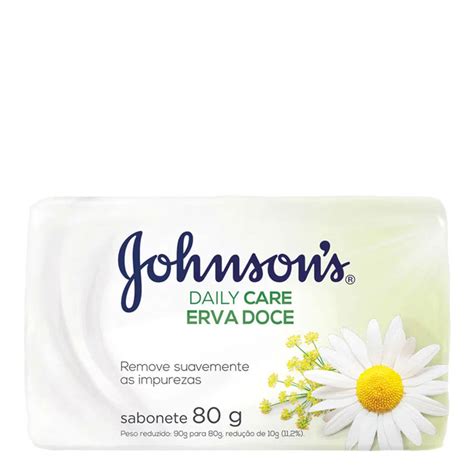 Sabonete Em Barra Johnsons Daily Care Erva Doce 80g Drogarias Pacheco
