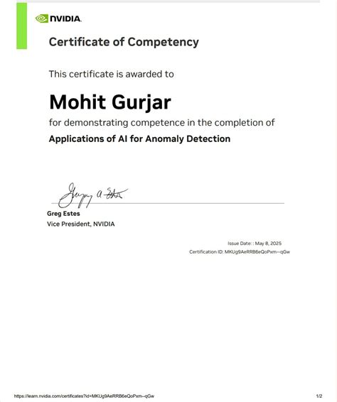 Nvidia Ai Anomalydetection Machinelearning Deeplearning Mohit Gurjar
