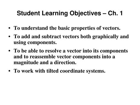 Ppt Chapter 1 Vectors And Coordinate Systems Powerpoint Presentation Id 546335