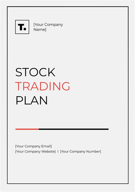 Free Stock Trading Plan Template To Edit Online