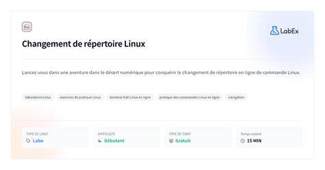 Maîtriser La Navigation Dans Les Répertoires Linux Labex