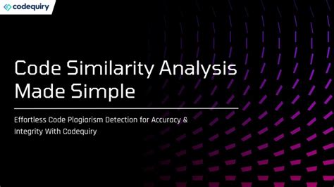 Ppt Codequiry The Smartest Code Similarity Checker For Accurate Code Analysis Powerpoint