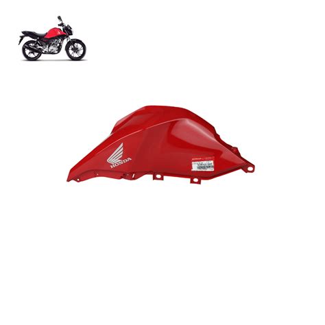 Carenagem Tampa Tanque Esquerdo Cg Start 160 2025 A 2026 Vermelho