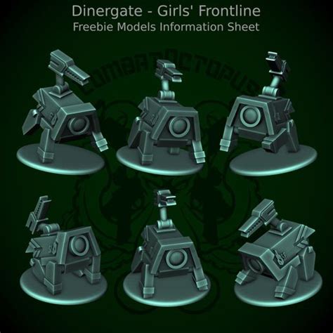 🤖 Dinergate Girls Frontline Fan Art Model・free 3d File For 3d