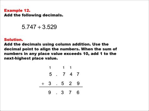 math example decimal concepts adding decimals example 12 media4math