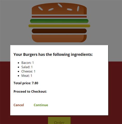 GitHub Eemelinen BurgerBuilder Burger Builder App Done As A Part Of Udemy Course React The