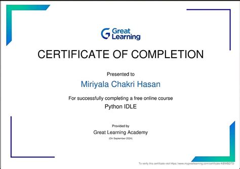 Chakri Hasan Miriyala On Linkedin Python Greatlearning