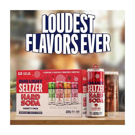 Buy Bud Light Hard Seltzer Citrus Soda Classic Cola Orange Soda