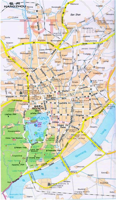 Hangzhou Map China