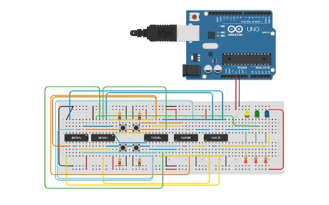 Circuit Design 2 Bit Magnitude Comparator Tinkercad