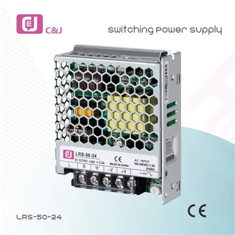 China LRS 50 24 New Small High Efficiency Single Output LED Driver