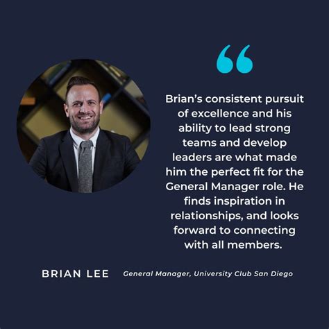 Meet The Team Brian Lee General Manager Of The University Club Atop