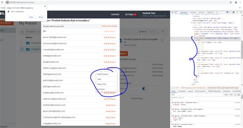 it shows empty when i try to click on a dropdown list and get the list of elements in it · issue
