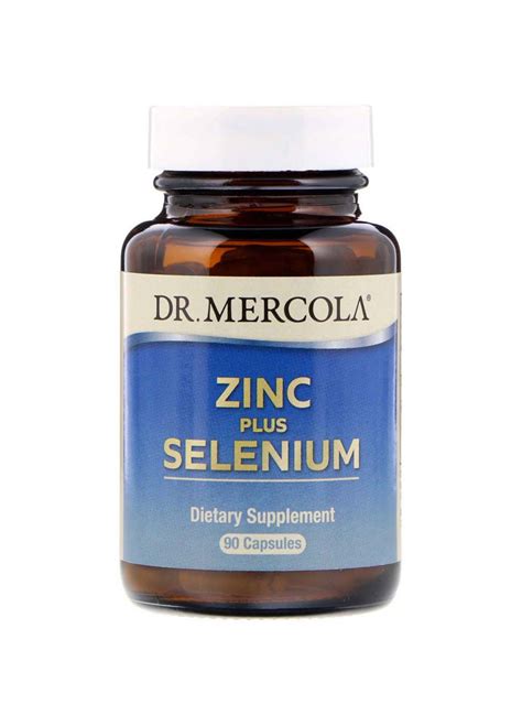 Цинк плюс селен Zinc Plus Selenium 90 капсул Dr. Mercola ‣ Цена 1228 ...