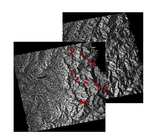 Sar Image Matching Differences Of Different Ground Object Types Red Download Scientific