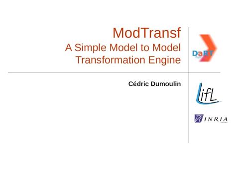Ppt Modtransf A Simple Model To Model Transformation Engine Dokumen