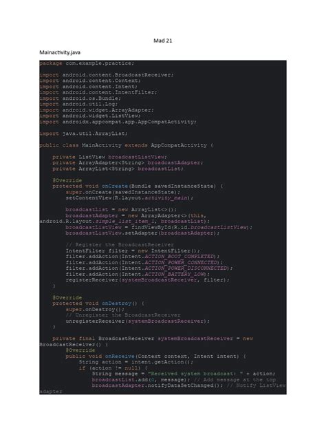 Mad 21 Pdf Android Operating System Mobile Software