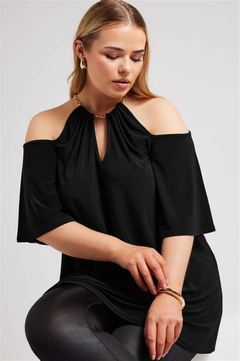 Plus Size Cold Shoulder Tops And Bardot Tops Yours Clothing