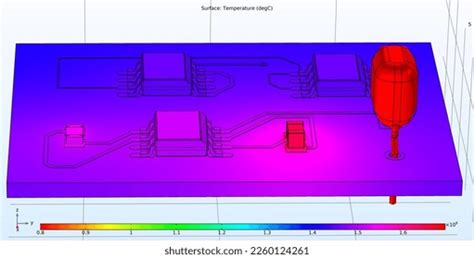 Computer 3d Modeling Printed Circuit Board Stock Illustration 2258276311 Shutterstock