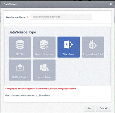 Dynamic Grid Control With Sharepoint Datasource ClaySys Technologies