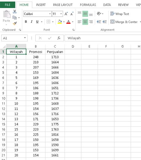 Tutorial And Video Analisis Regresi Linier Sederhana Dengan Ms Excel