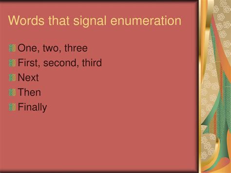Ppt Signal Words Powerpoint Presentation Free Download Id 1264217