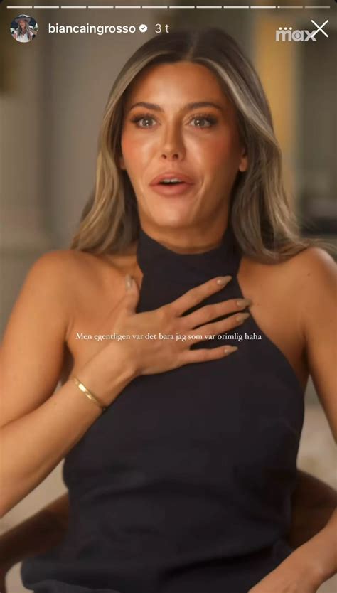 Bianca Ingrosso Måste Försvara Sig Efter Spridda Videon Hänt