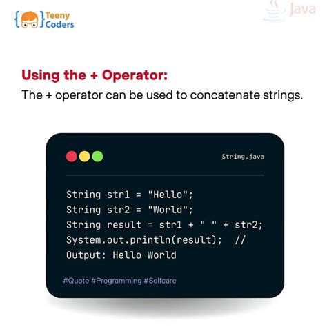 String Concatenation In Java Oop Programming Youtube