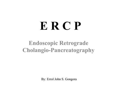 Ercp Pdf