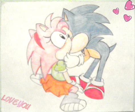 Sonic Y Amy Love Classic By Kary On Deviantart