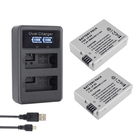 Pin Sạc Máy ảnh Lp E8 Lp E8 1800mah Pin Sạc Lp E6 2700mah Cho Máy
