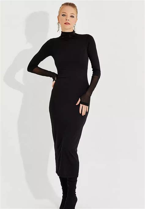 Buy Cool And Sexy Mock Neck Midi Dress 2026 Online Zalora
