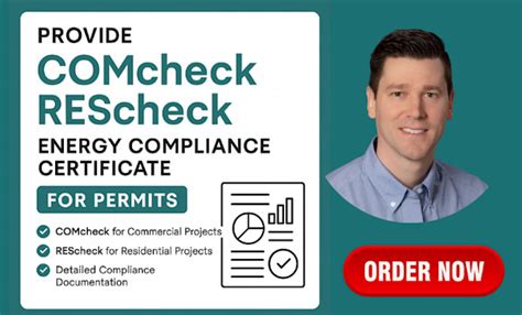 Commcheck And Rescheck Energy Compliance Certificate For Permits By Frank Mubby Fiverr
