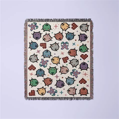 Stardew Valley Blanket Stardew Blanket Stardew Junimo Blanket