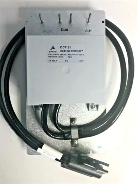 Ericsson Dc Filter Kfe 101 Dcf 31 48vdc120a Telecom 114541 41r2a 99