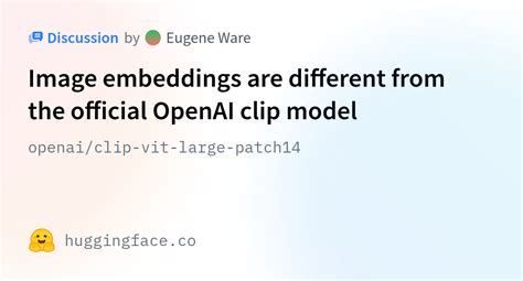 Openaiclip Vit Large Patch14 · Image Embeddings Are Different From The