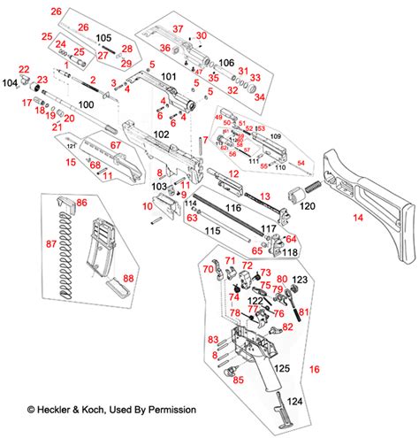 Heckler And Koch G36 Schematic Brownells Uk
